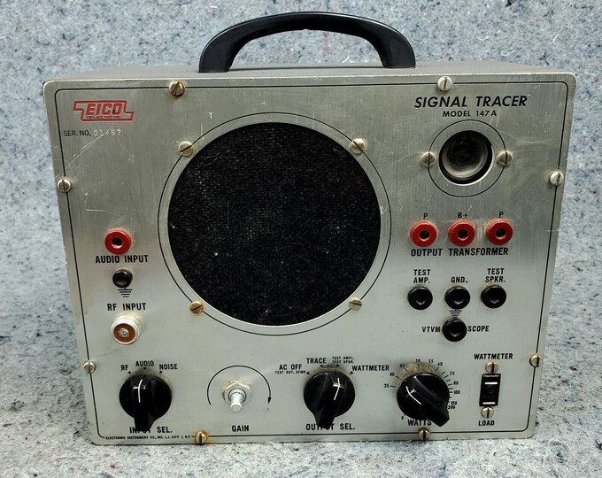 Eico 147A Signal Tracer Magic Eye Tube Vintage Test Equipment Powers On ...