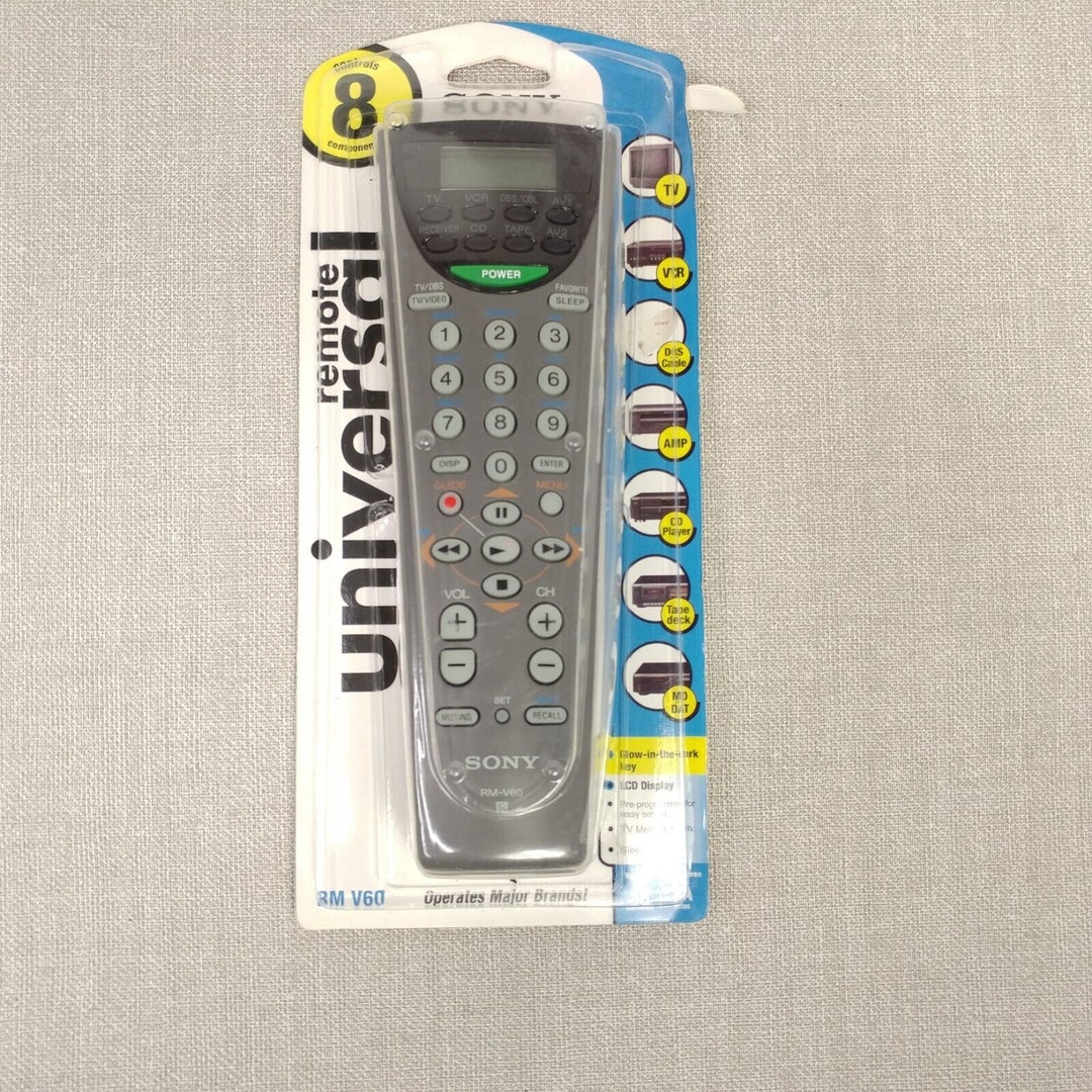 One for All Universal Remote 8 Devices URC 8811 Tv VCR Cable CD ...