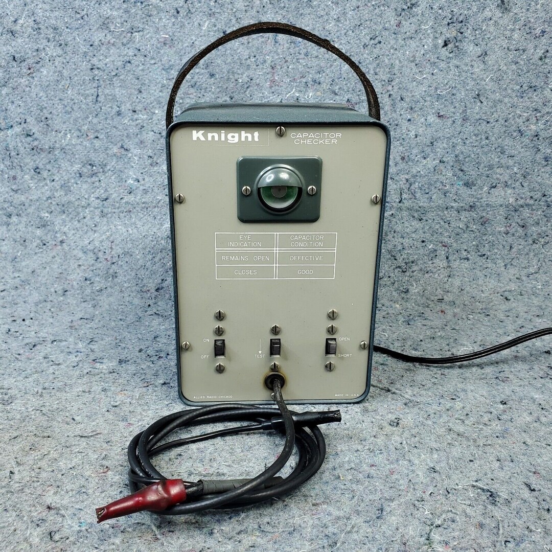 Knight Magic Eye Capacitor Checker Tester ALLIED Radio - Etsy