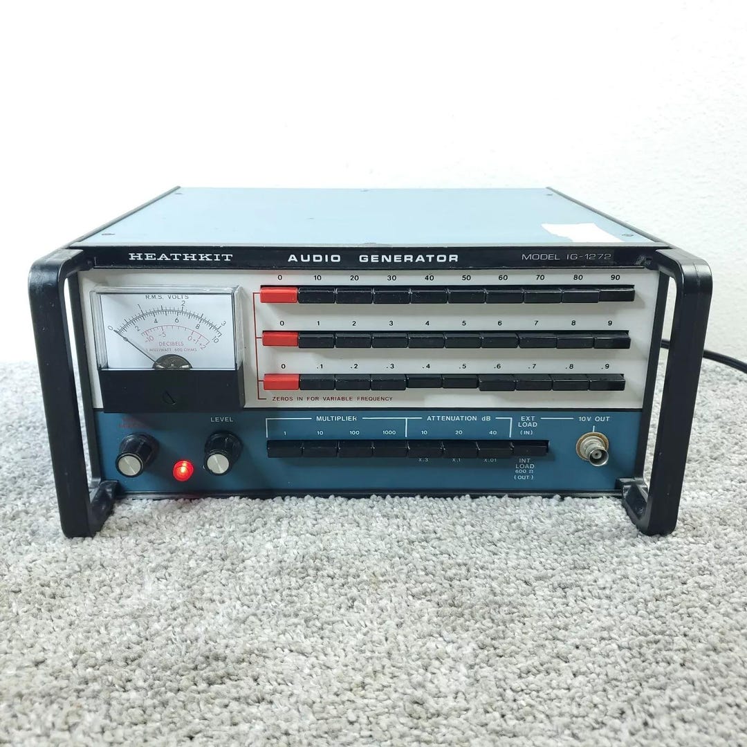 Vintage Heathkit IG-1272 Audio Generator Signal Voltage Generator ...
