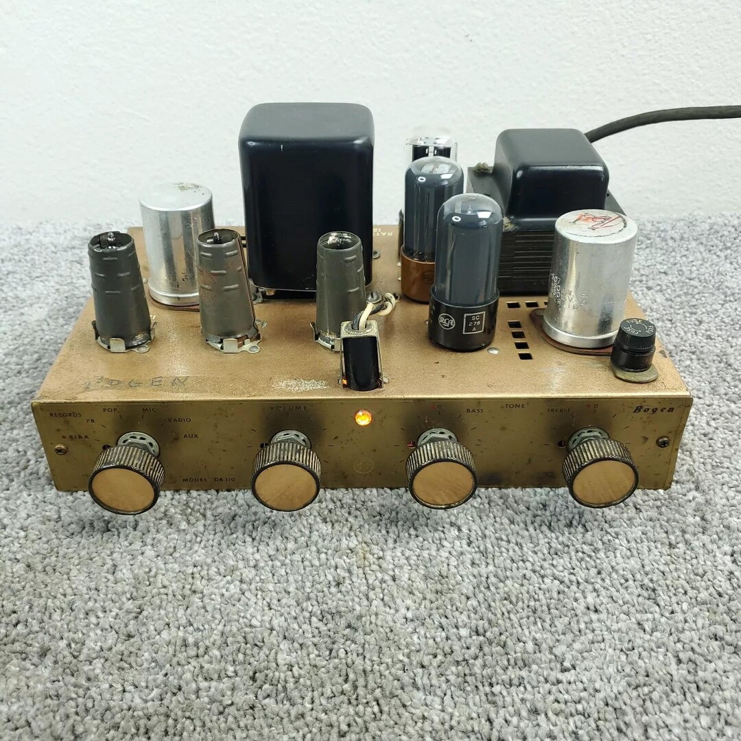 Bogen DB 110 Integrated Tube Amplifier Mono Vintage Amp DB-110 David ...
