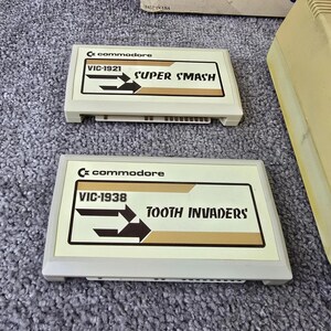 Commodore VIC-20 Vintage Computer 2 Game Cartridges & Original Box ...
