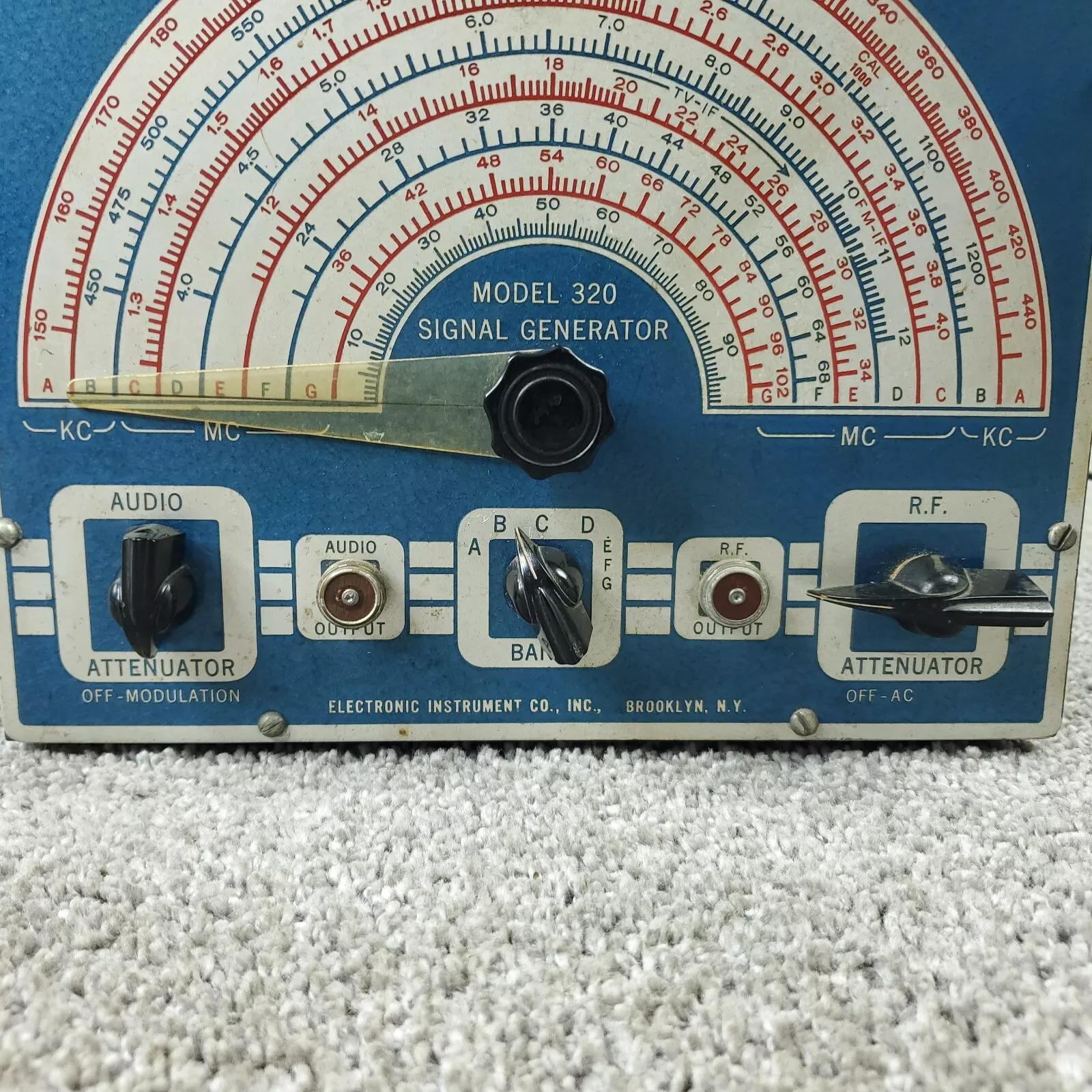 EICO Model 320 Vintage Signal Generator Portable Radio Test Equipment ...