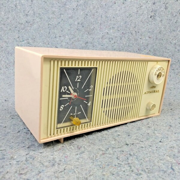 1960s Clock Radio - Etsy