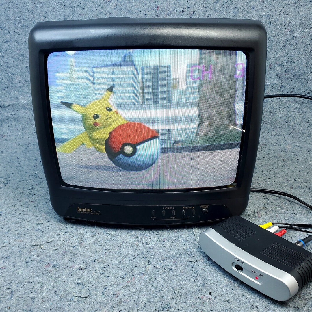 Symphonic CRT TV Retro Gaming Television Vintage 13 - Etsy