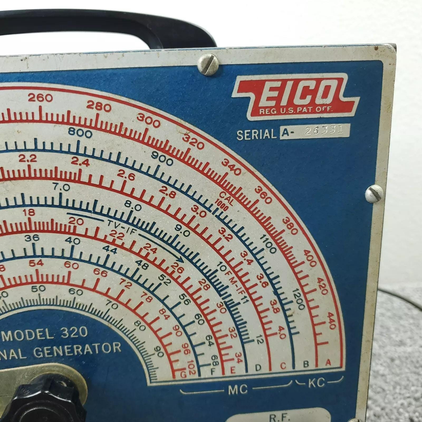 EICO Model 320 Vintage Signal Generator Portable Radio Test Equipment ...