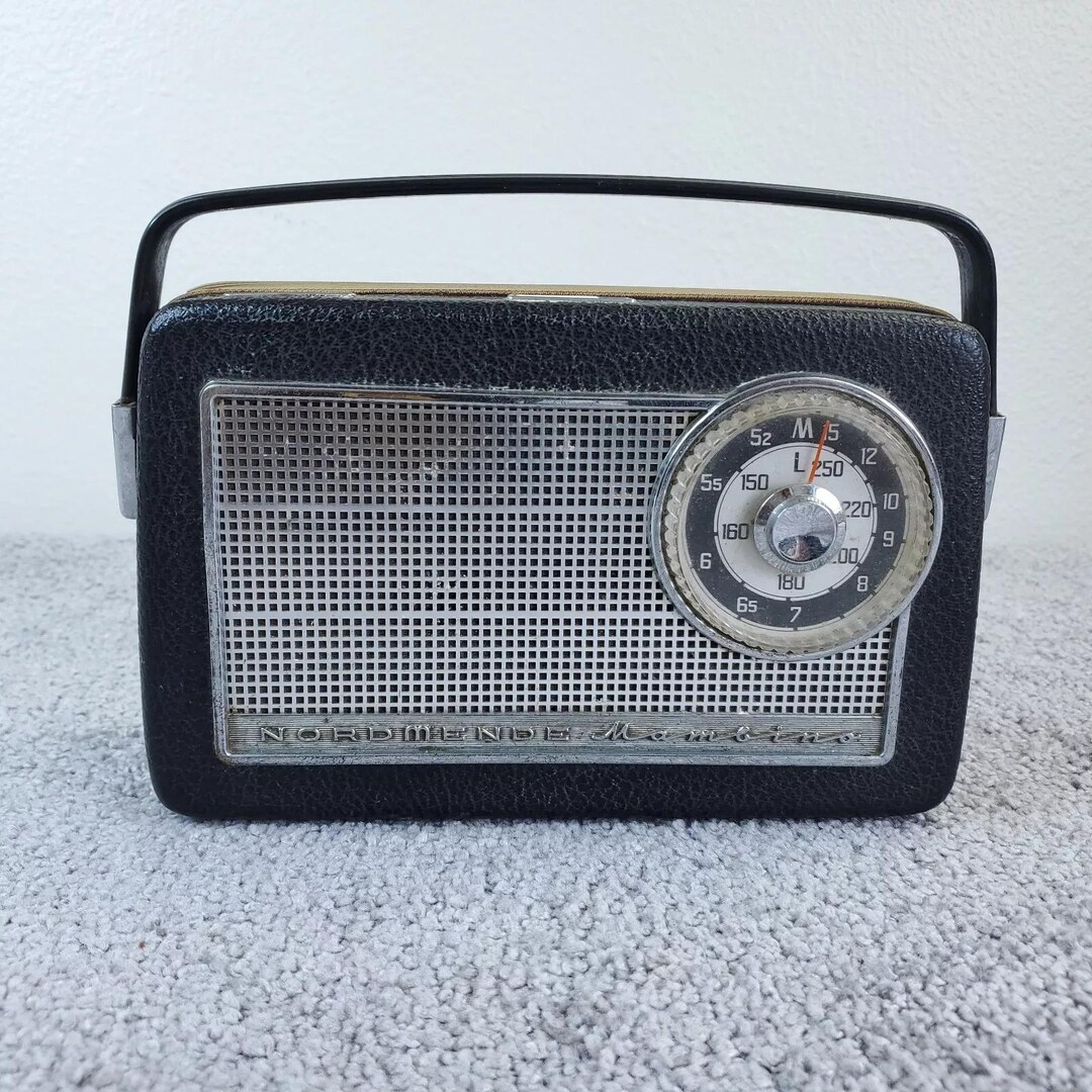 NORMENDE Condor Radio Black Vintage 1962 West Germany Portable Not ...