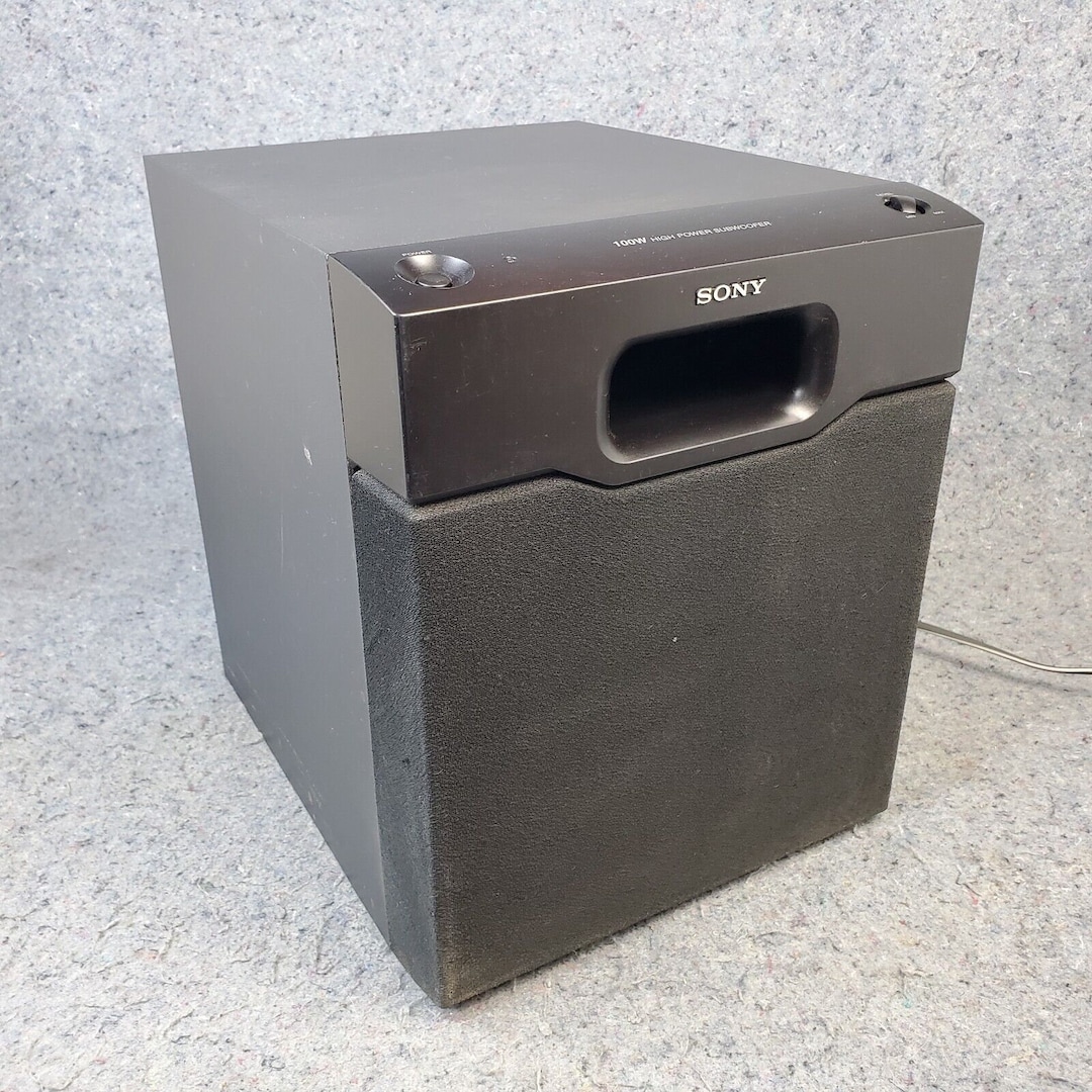 Sony SA-WMSP4 100w High Power Active Subwoofer Surround Sound or Pc ...