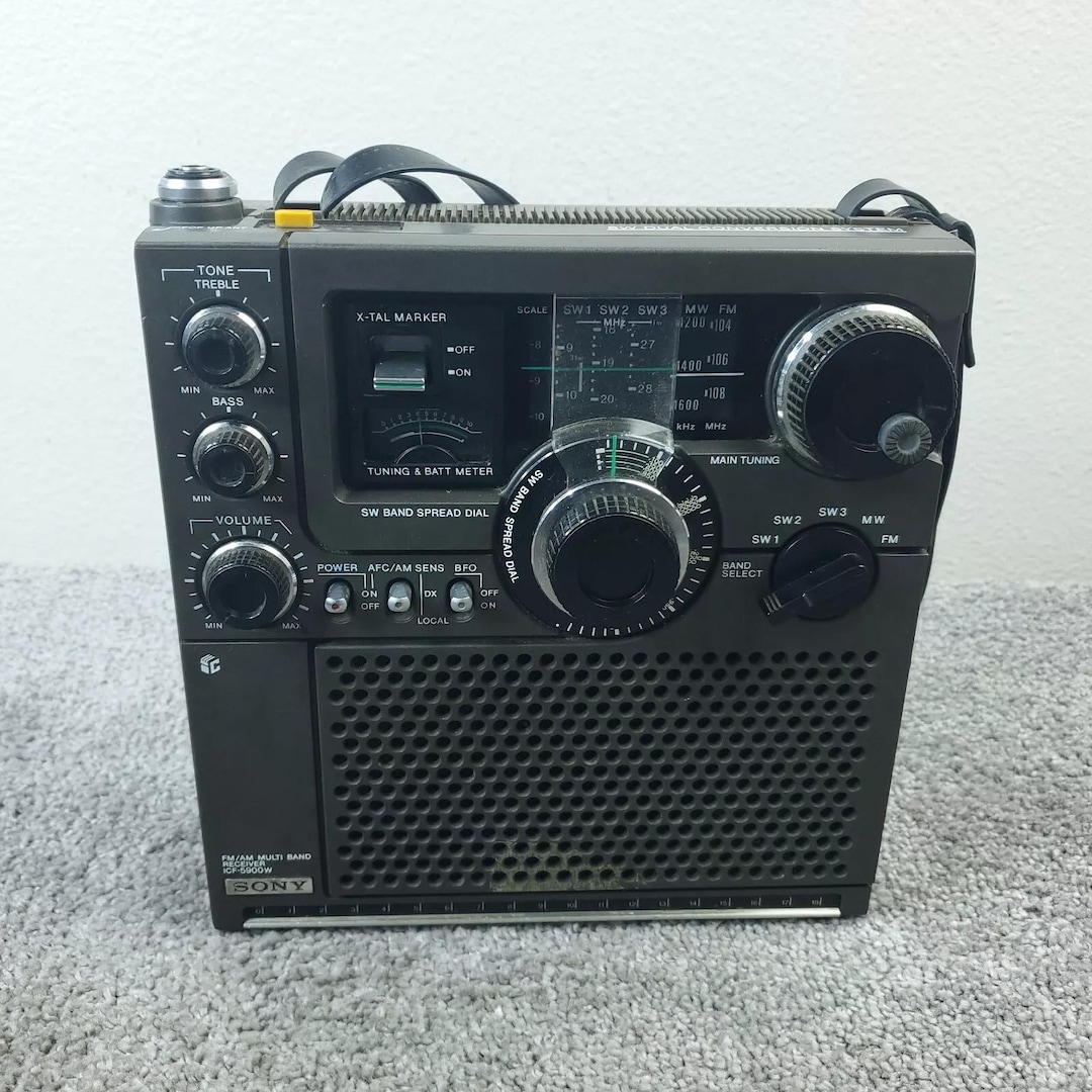 Vintage Sony ICF-5900W Radio FM/MW/SW1/SW2/SW3 Multi Band Receiver ...