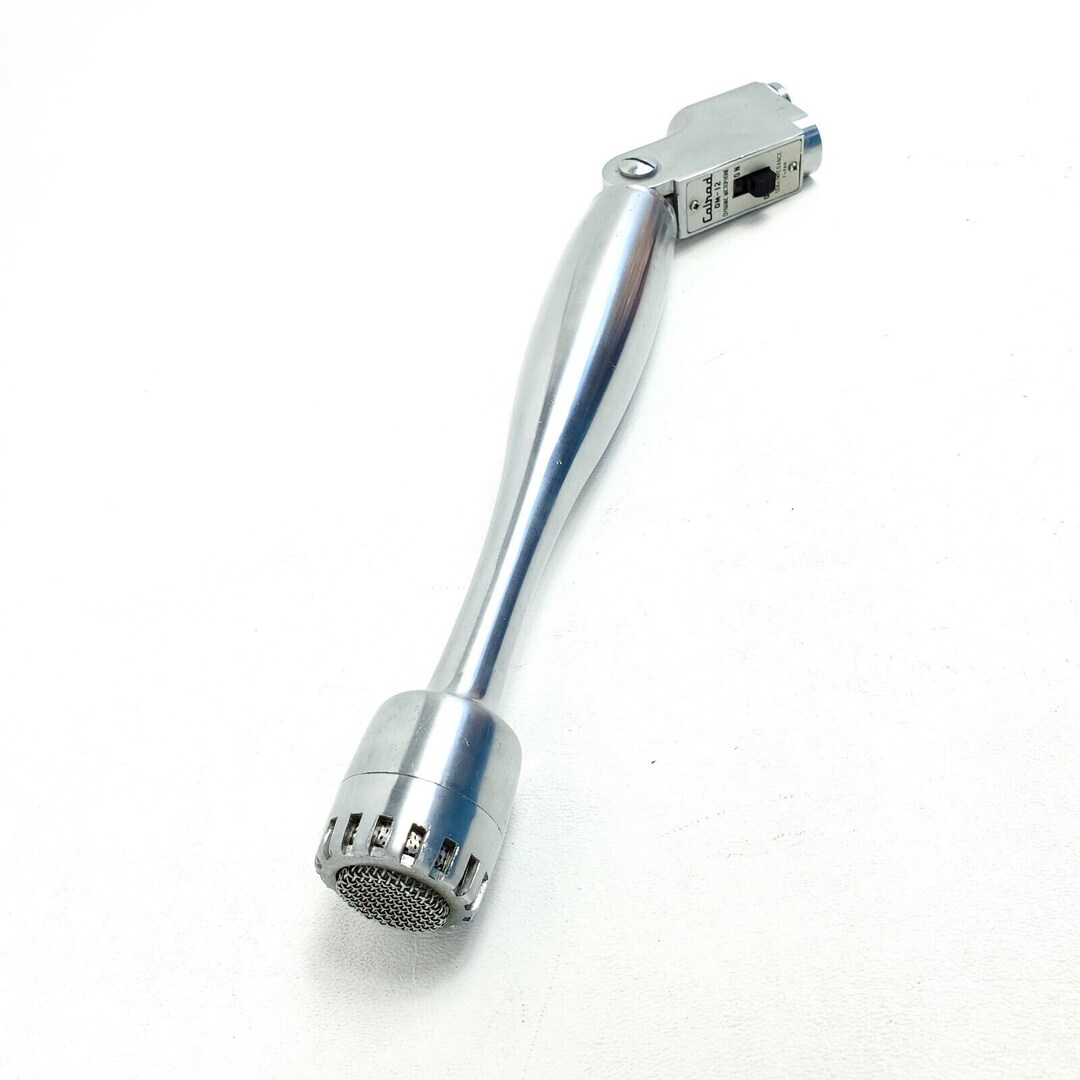 Calrad DM-12 Dynamic Microphone Made in Japan Vintage 1960's Slim PROP ...