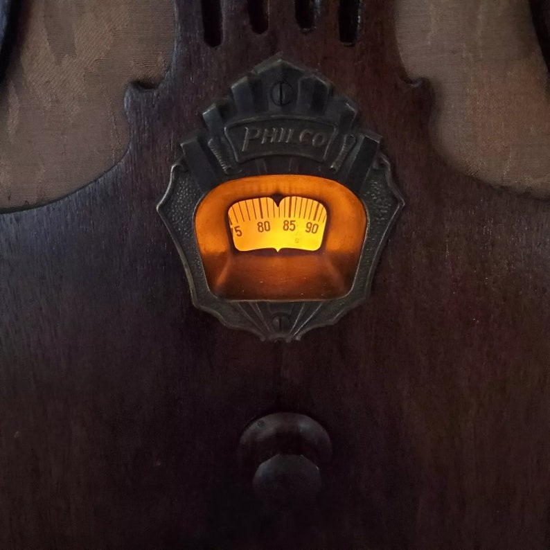 Philco Cathedral Tube Radio AM Model 20 Baby Grand Wood Vintage 1930's ...