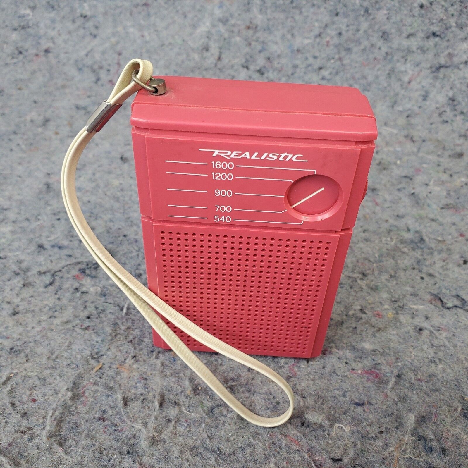 Vintage Realistic AM Transistor Radio Flavoradio Pocket Handheld Pink ...