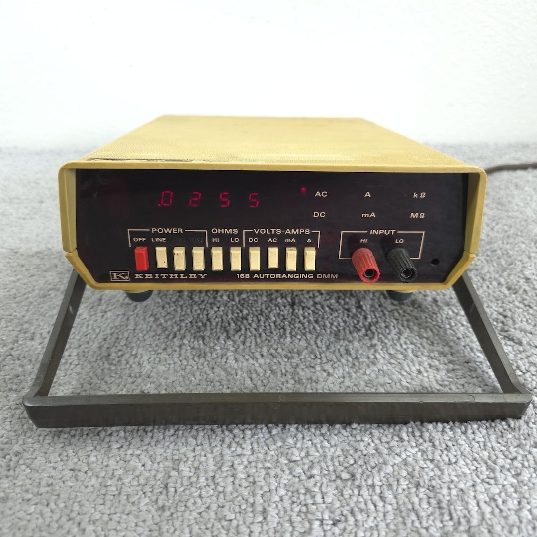Keithley 168 Autoranging DMM Digital Multimeter Vintage Surplus Powers ...