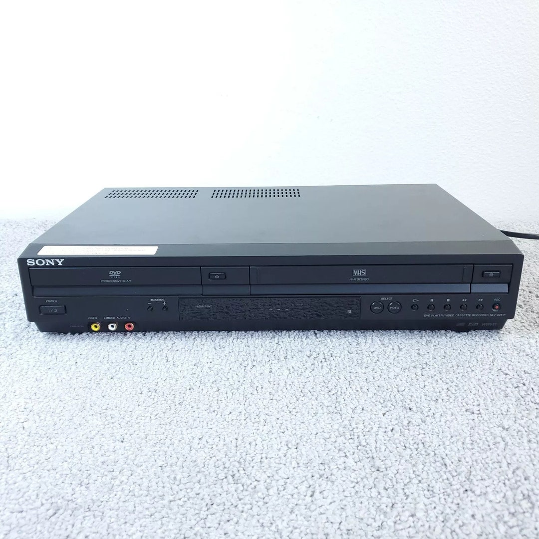 Sony DVD Vcr Vhs Player Recorder Combo SLV-D281P VTG Tested Working No ...