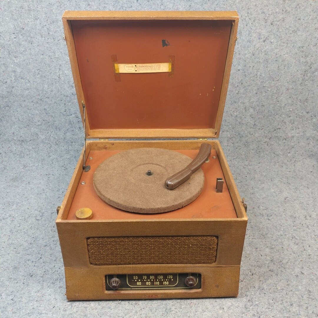 Tube Radio Phonograph Record Player RCA Vintage 1940's for Parts or ...