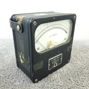 Vintage the Steel Six Line DC Amperes Meter STEAMPUNK Bitronics Inc ...