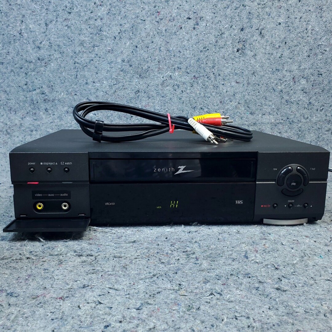 Vintage Zenith VCR VRC4101 VHS Tape Player Video Cassette - Etsy