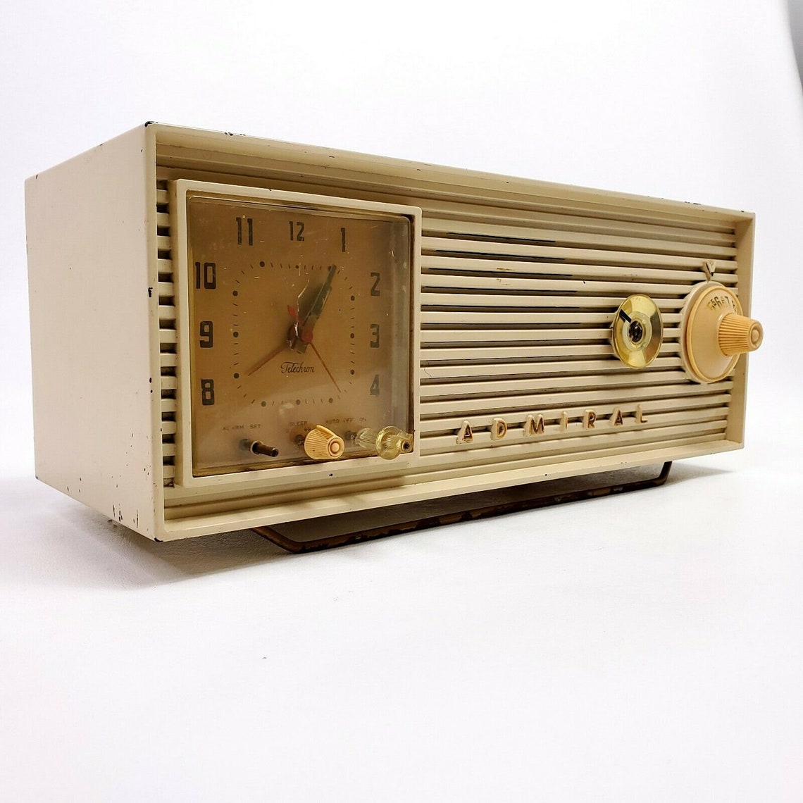 Vintage Admiral Tube Radio AM Clock Alarm Mid Century Modern - Etsy