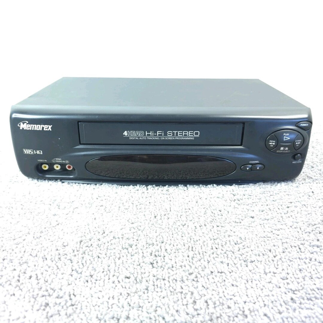 Vintage Memorex VCR Hi-fi Stereo VHS Tape Player Recorder No Remote ...