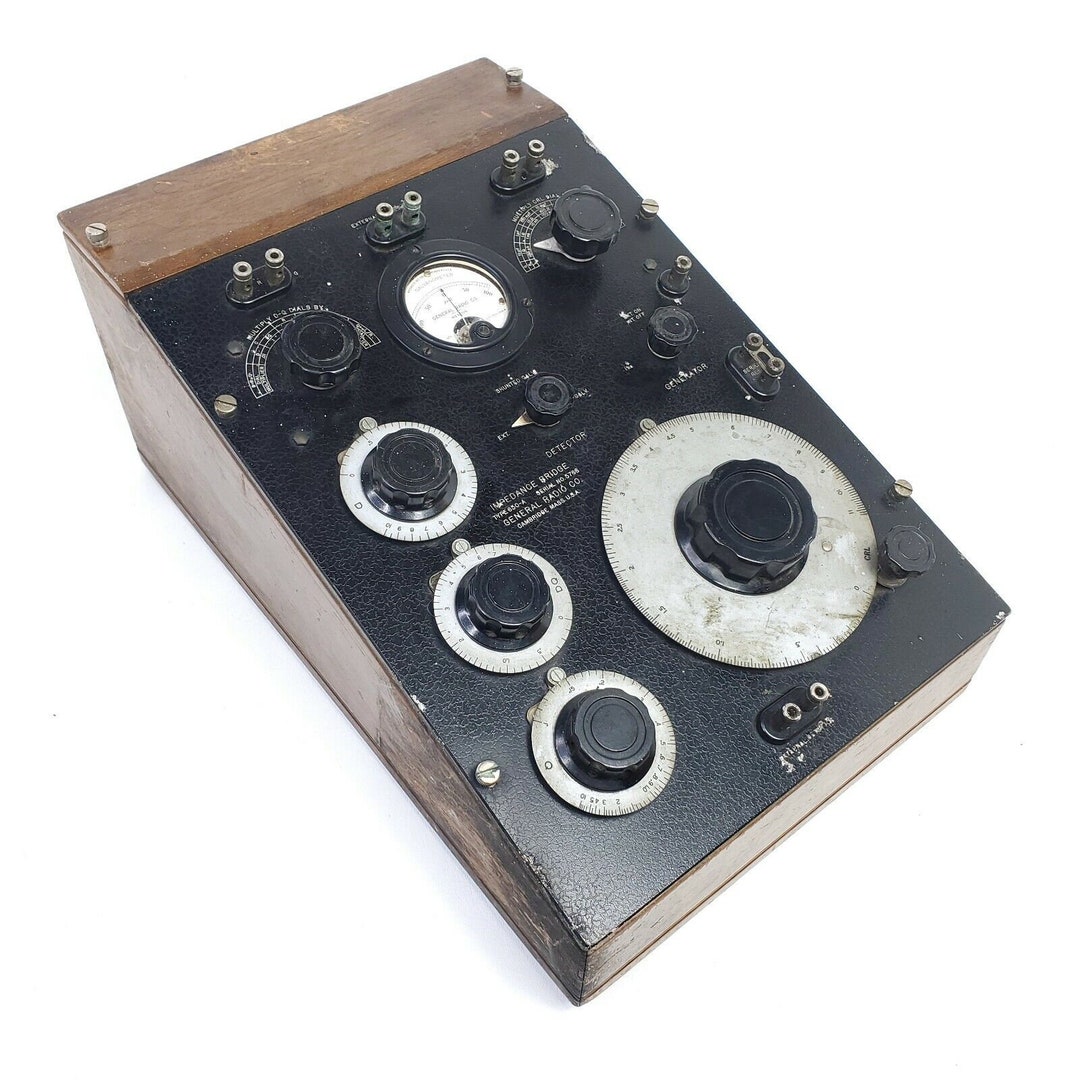 General Radio Co Impedance Bridge Type 650-A Vintage 1930's Genrad ...