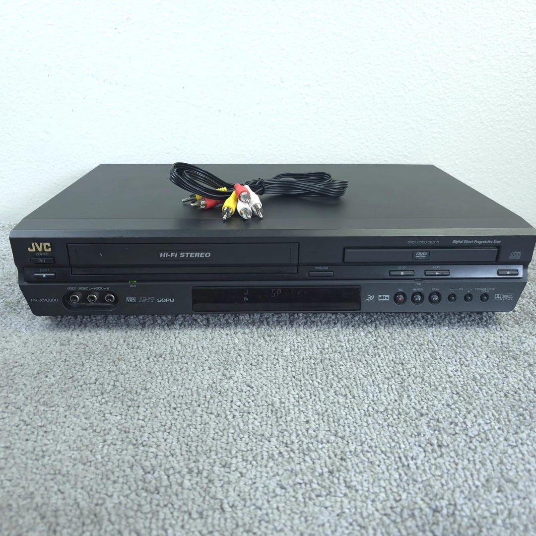 JVC Dvd/vcr Combo Hi-fi Vhs Tape Player Recorder HR-XVC30U Vintage ...