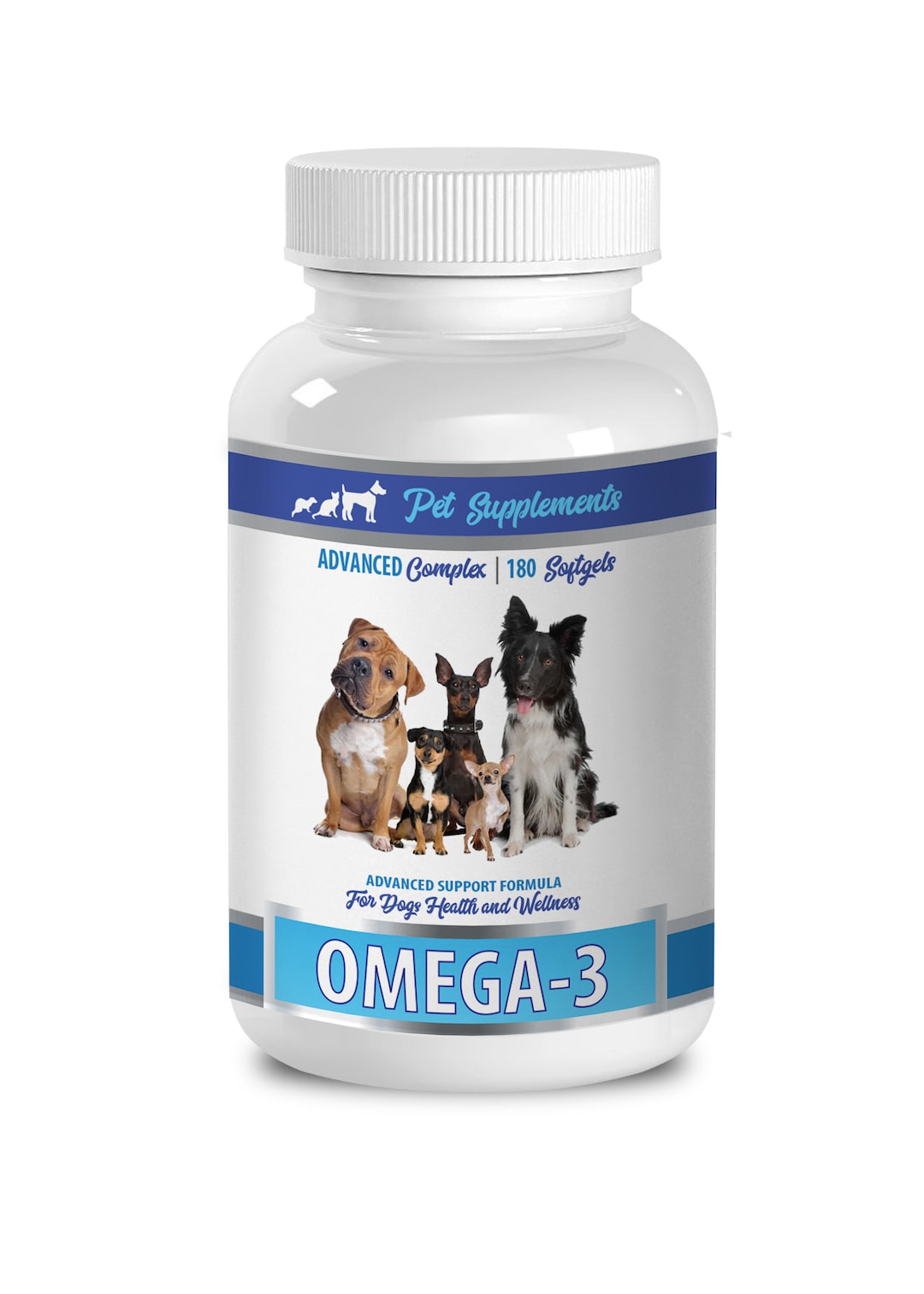 Dog Dry Skin - Omega 3 - Advanced Complex - Health & Wellness - for ...