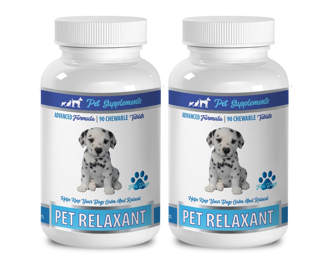 Dog Calming Tablets - Pet Relaxant - Advanced Formula - for Dogs ...