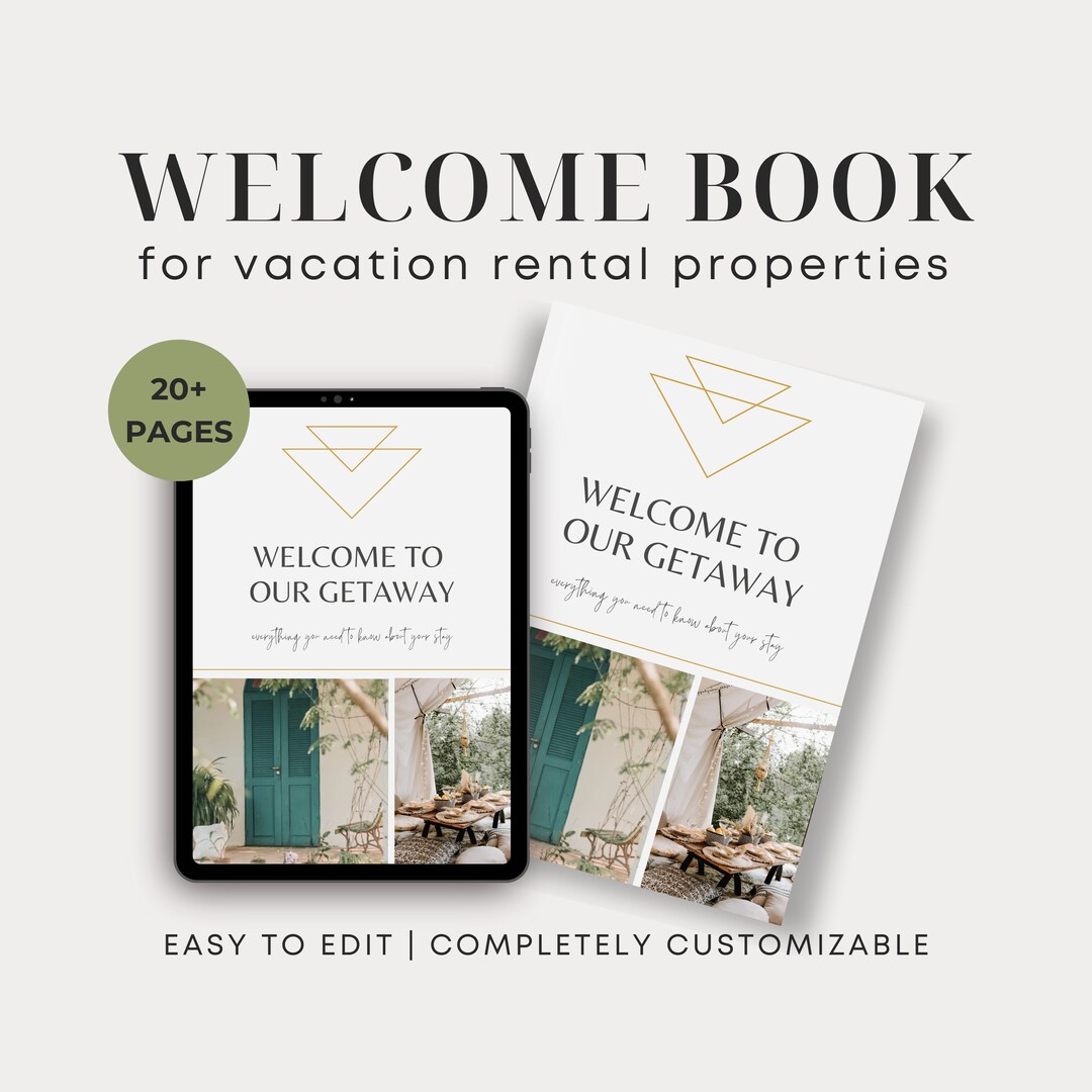 Airbnb Welcome Book Template Bnb Welcome Book House Host Manual Guest ...