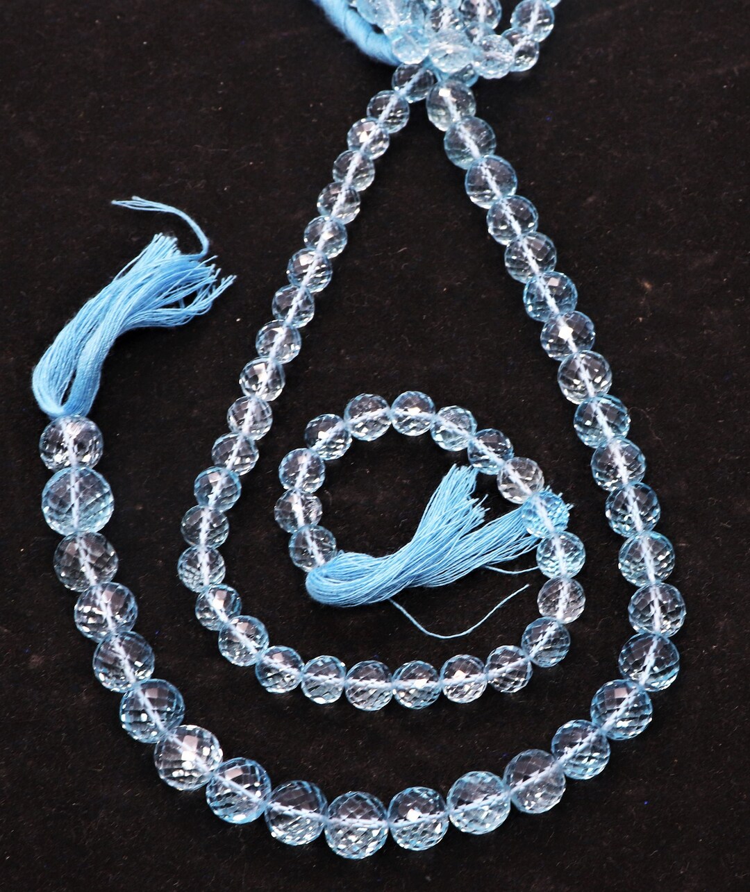 Exclusive Rare Sky Blue Topaz Faceted Round Beads 7-8 MM Blue - Etsy