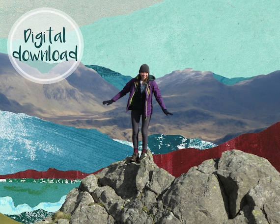 Digital Custom Landscape Collage/photo Commission Photo - Etsy