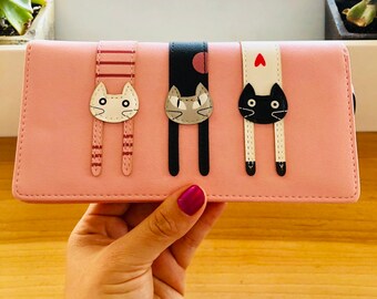 Cat wallet | Etsy