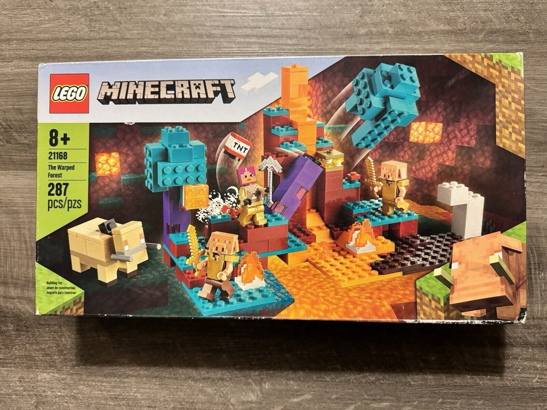 Lego Minecraft Set the Warped Forest 287 Pieces 21168 New in Box - Etsy