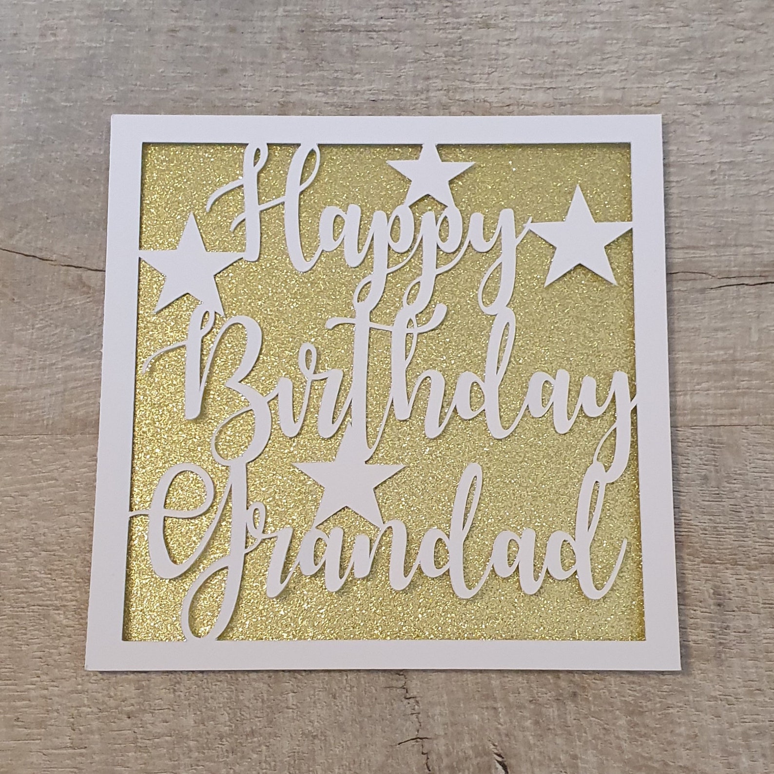 Handmade Grandad Birthday Card Happy Birthday Grandad | Etsy