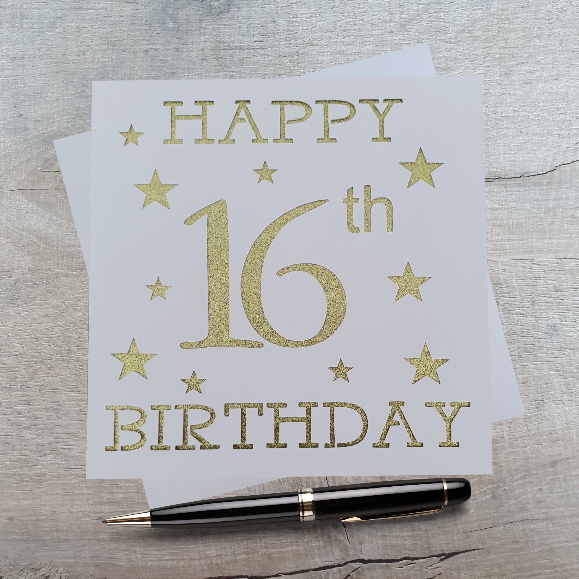 Handmade 16th Birthday Card Card for girl Card for boy | Etsy