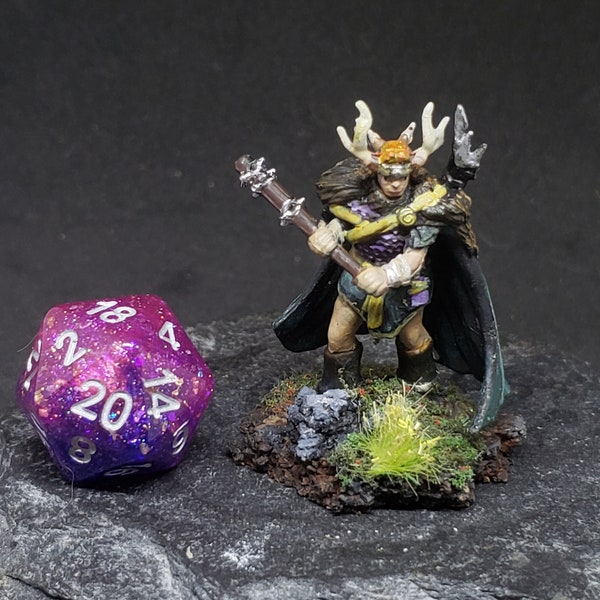 Painted Male Druid Miniature - Etsy