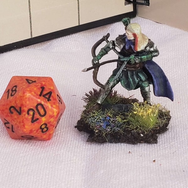 Male Elf Ranger Miniature - Etsy