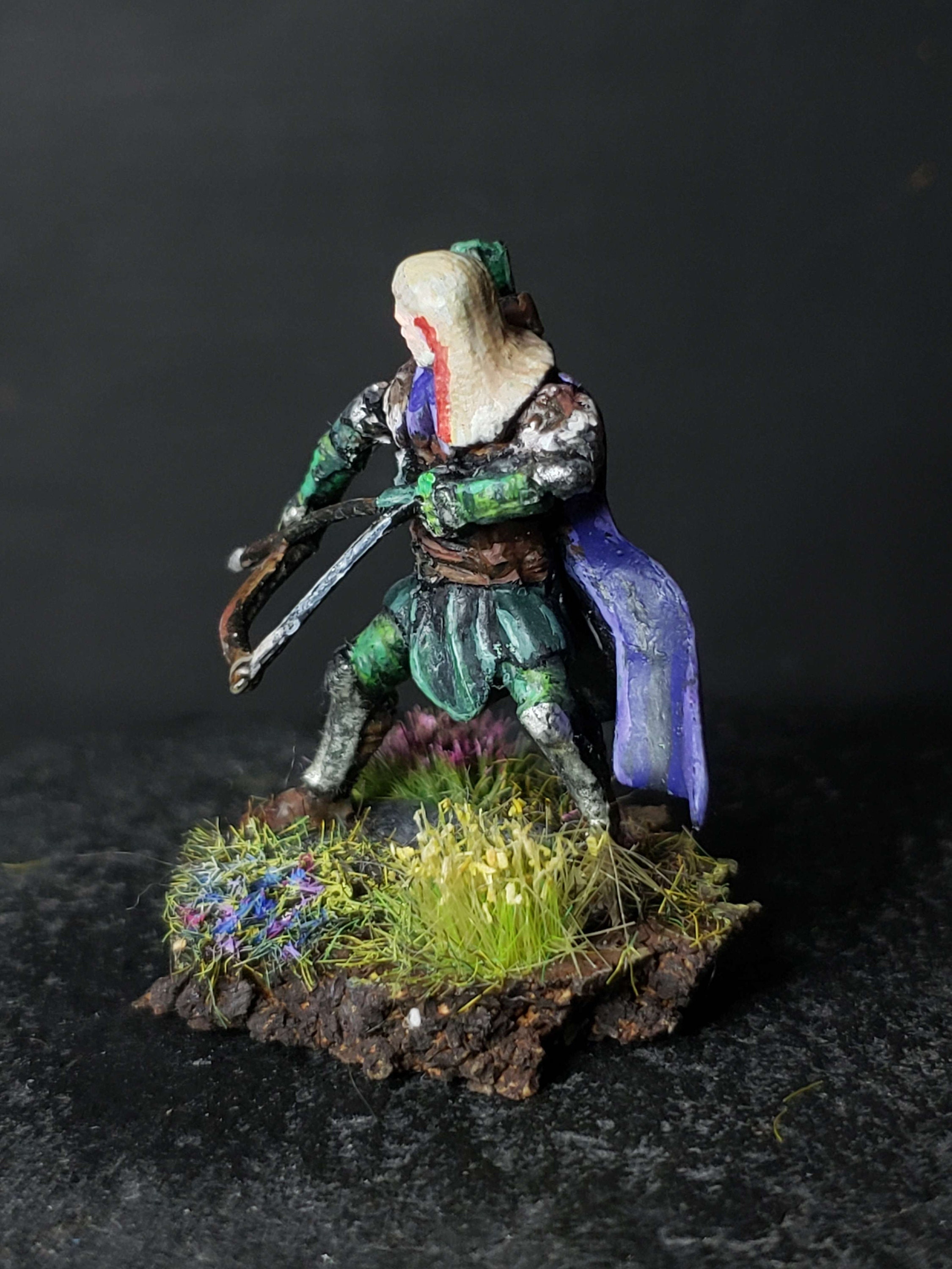 Male Elf Ranger D&D TTRPG Miniature Hand Painted - Etsy