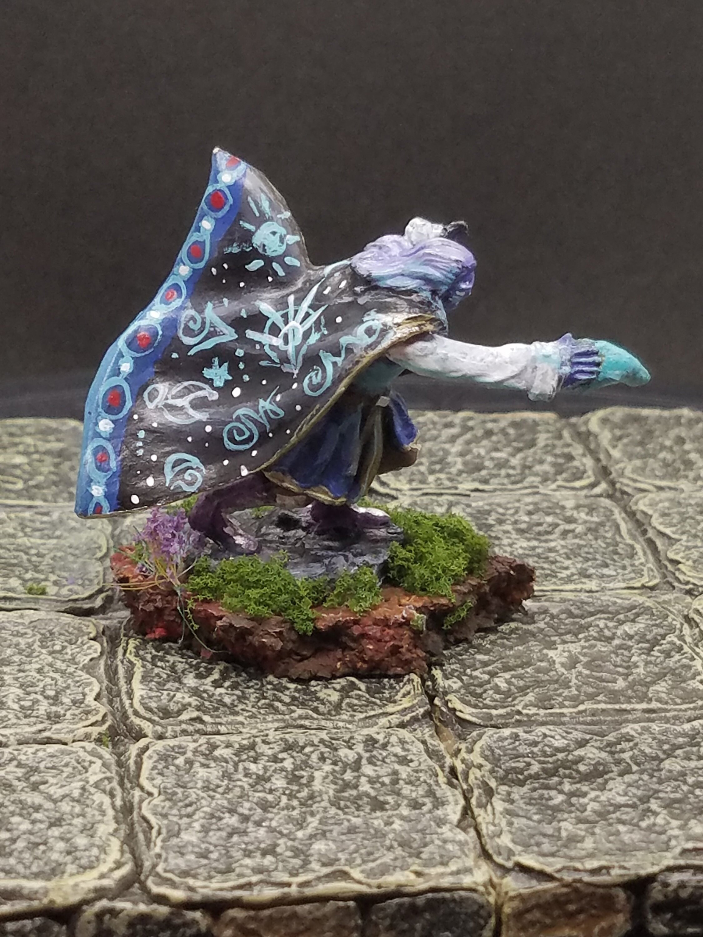 Aavaros Starlight Elf Mage D&D Miniature Hand Painted - Etsy Polska
