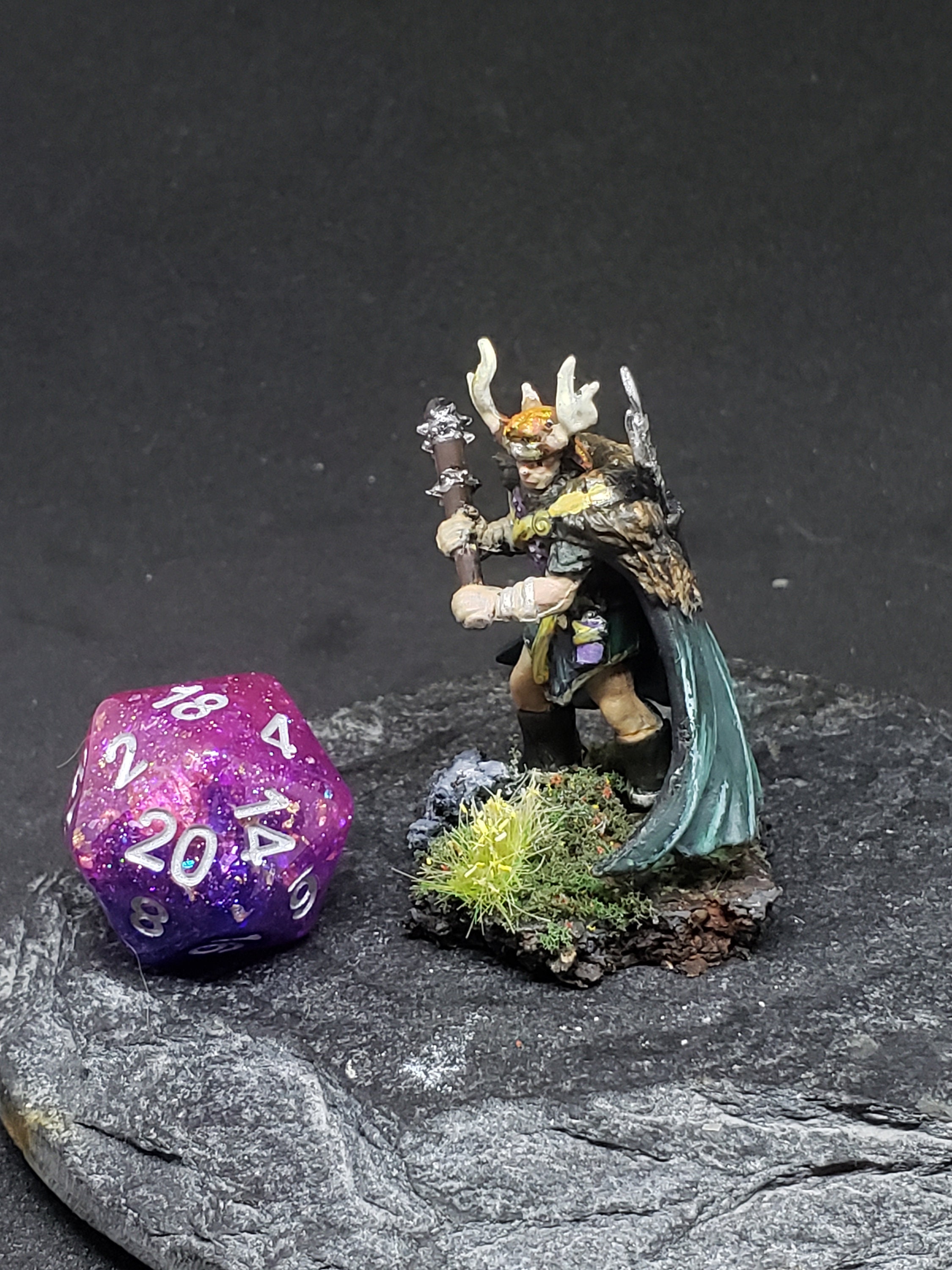 Male Druid D&D Miniature Hand Painted - Etsy