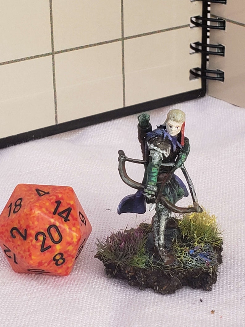 Male Elf Ranger D&D TTRPG Miniature Hand Painted - Etsy