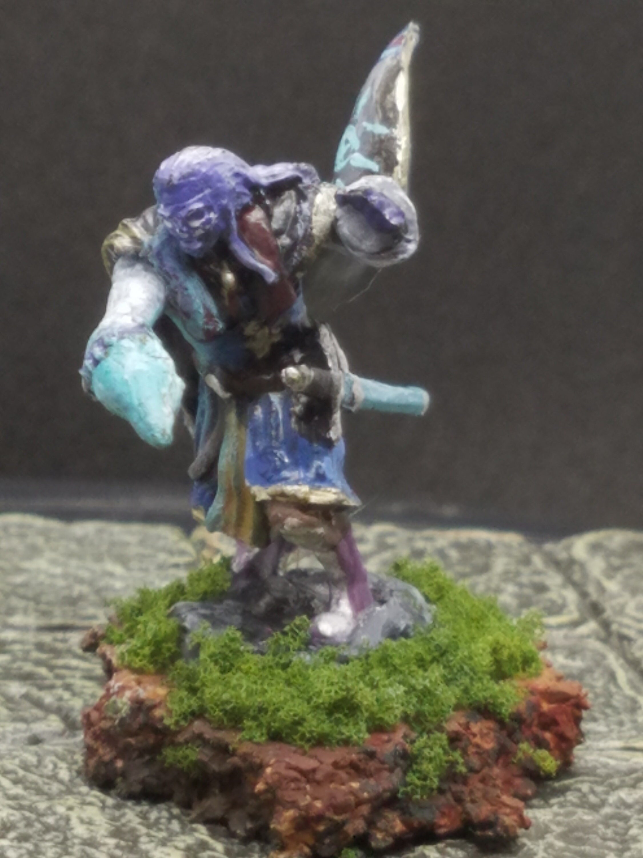 Aavaros Starlight Elf Mage D&D Miniature Hand Painted - Etsy Polska