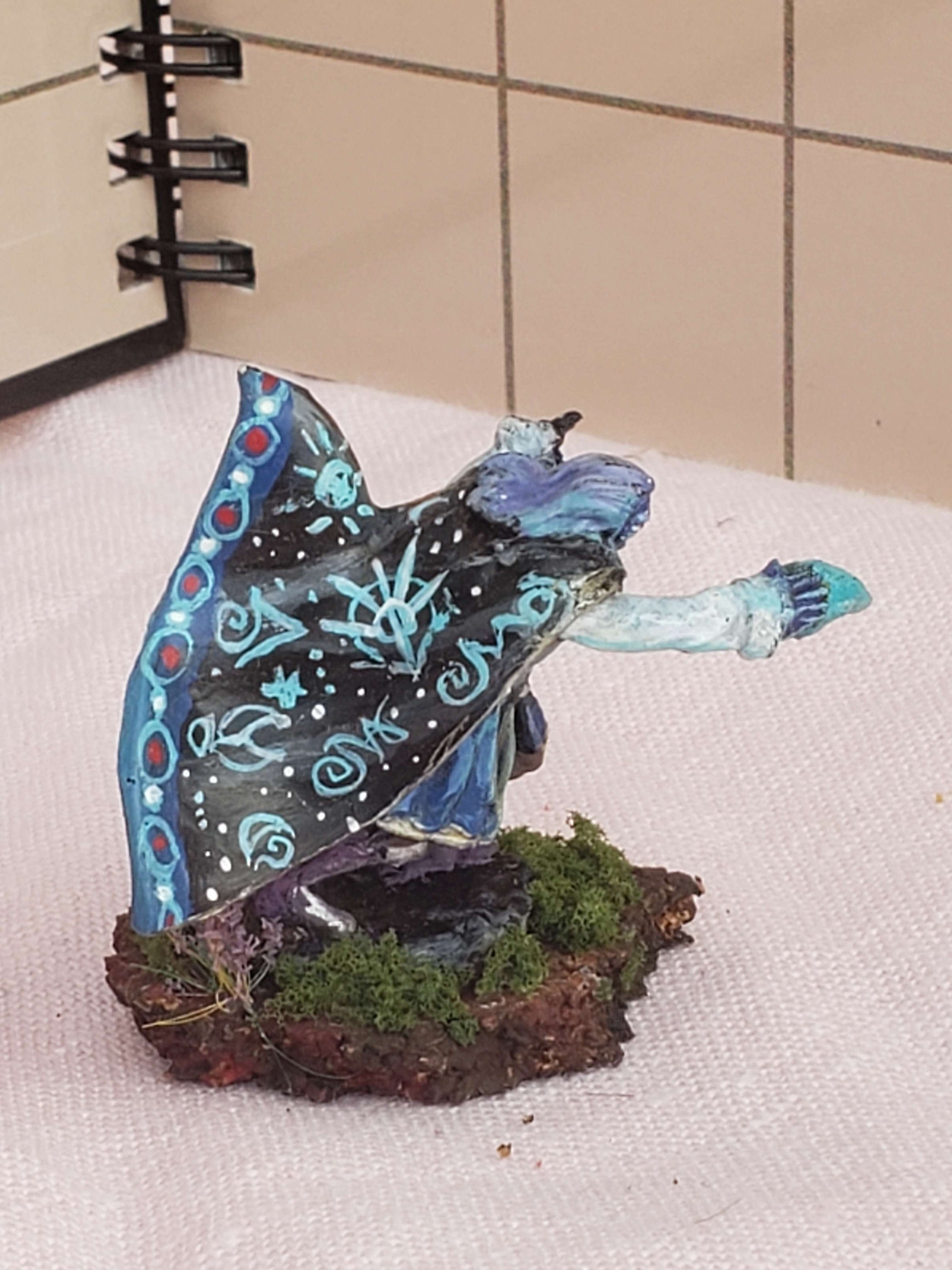 Aavaros Starlight Elf Mage D&D Miniature Hand Painted - Etsy Polska