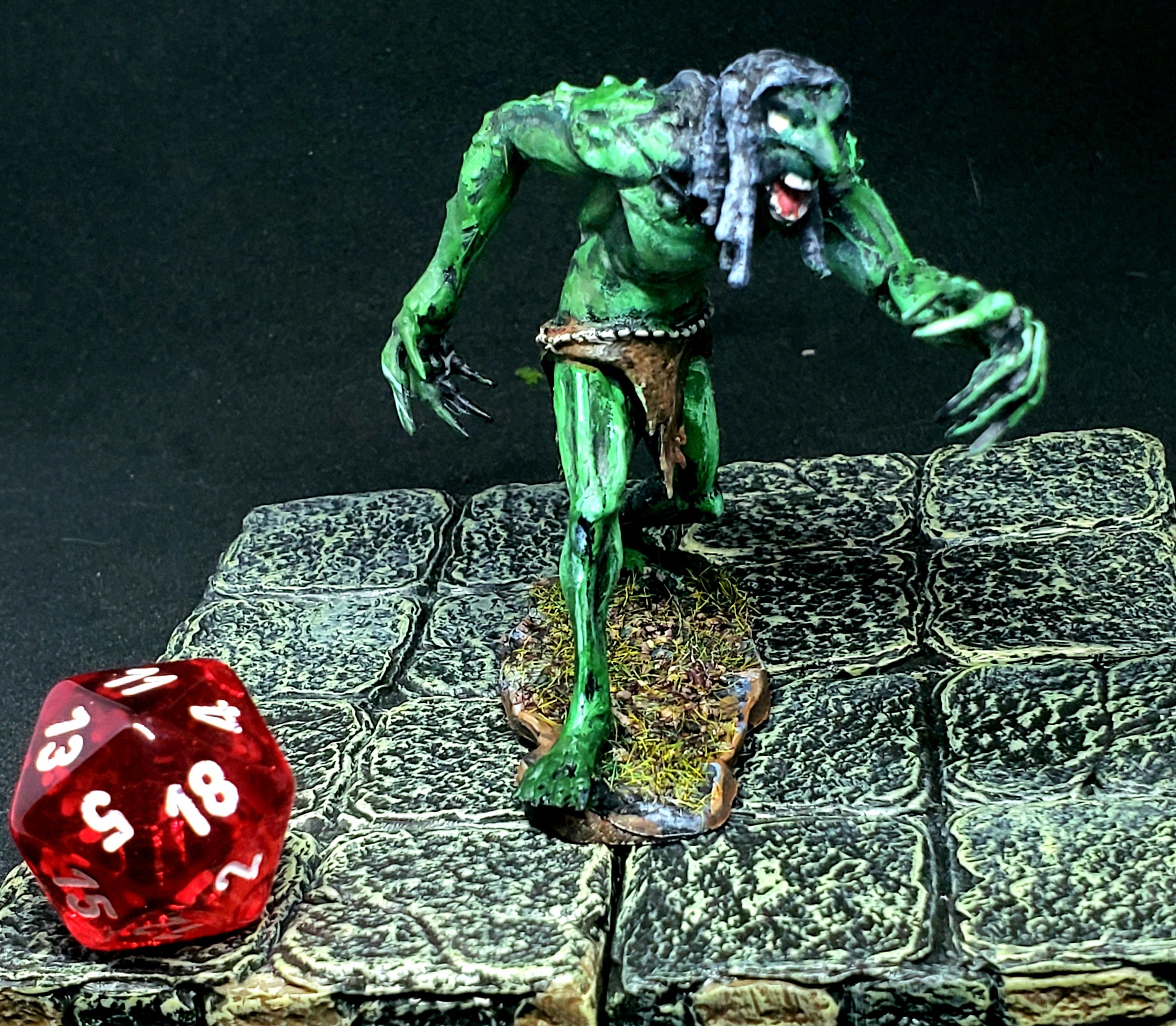 Troll D&D Miniature Hand Painted - Etsy UK