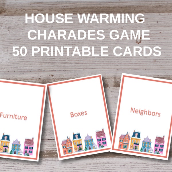 Charades Game - Etsy