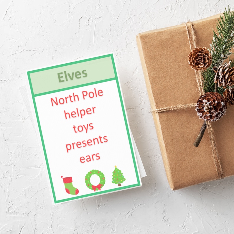 Christmas Taboo Game, Unspeakable Game, Christmas Printable, Instant ...