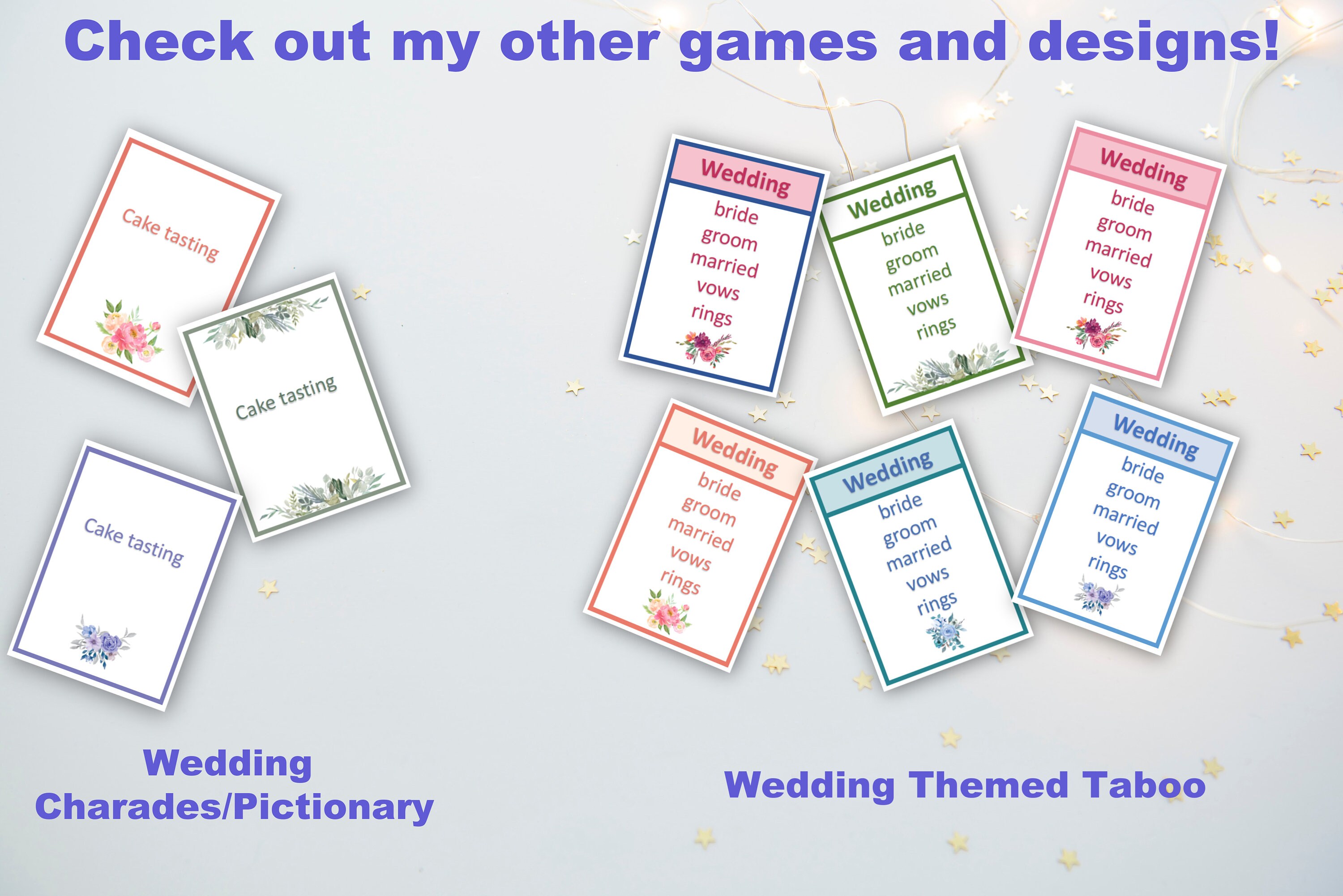 Pink Baby Shower Game, Taboo Game, Baby Girl Game , Instant Download ...