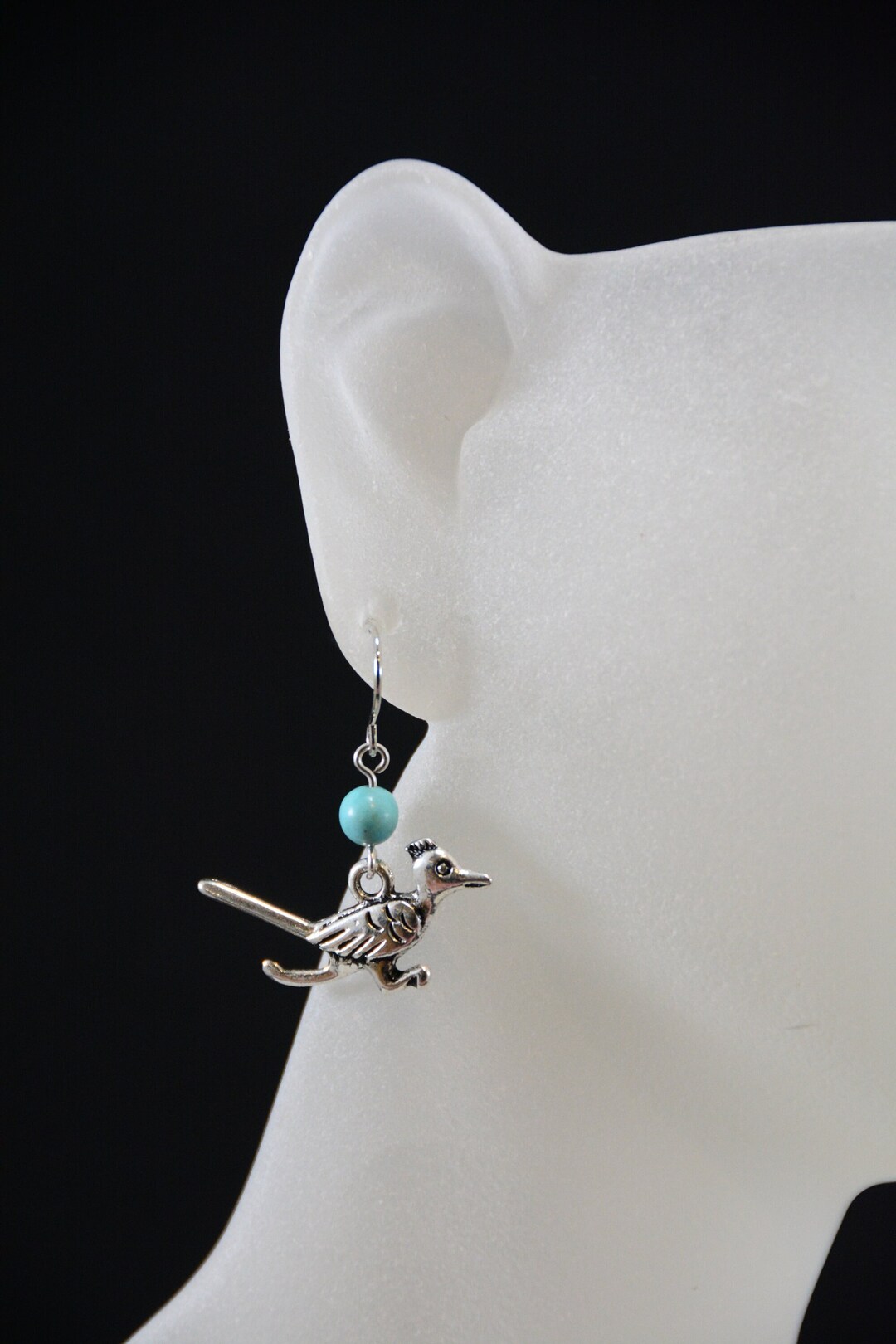 Southwestern Roadrunner Fish Hook Earrings - Etsy