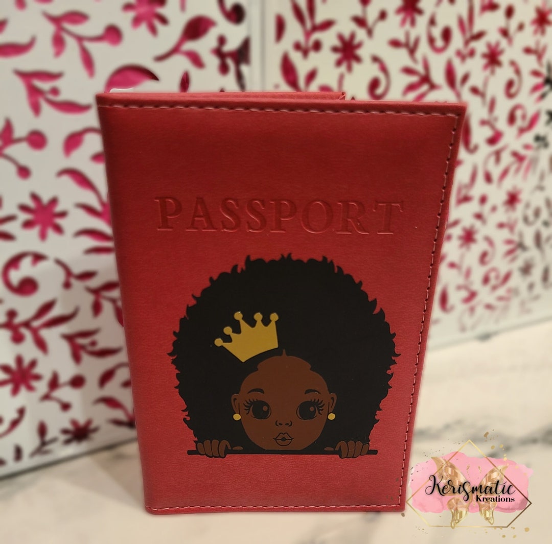 Afro Princess Passport Cover - Etsy