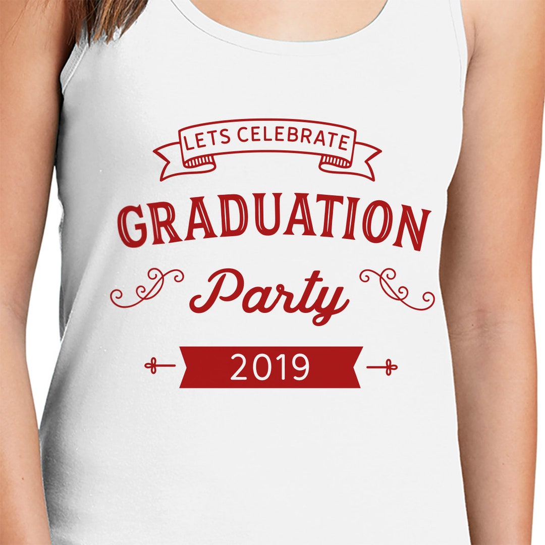 Senior Tank Top Personalized, Graduation 2020, Cotton Tank Top for ...