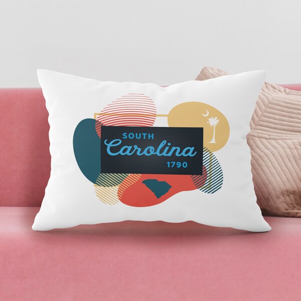 South Carolina Pillow - Etsy